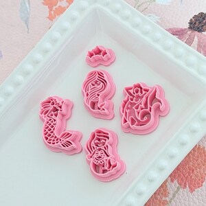 Mermaid Polymer Clay Cutters Sculpting Tools Earrings Jewelry Making ...