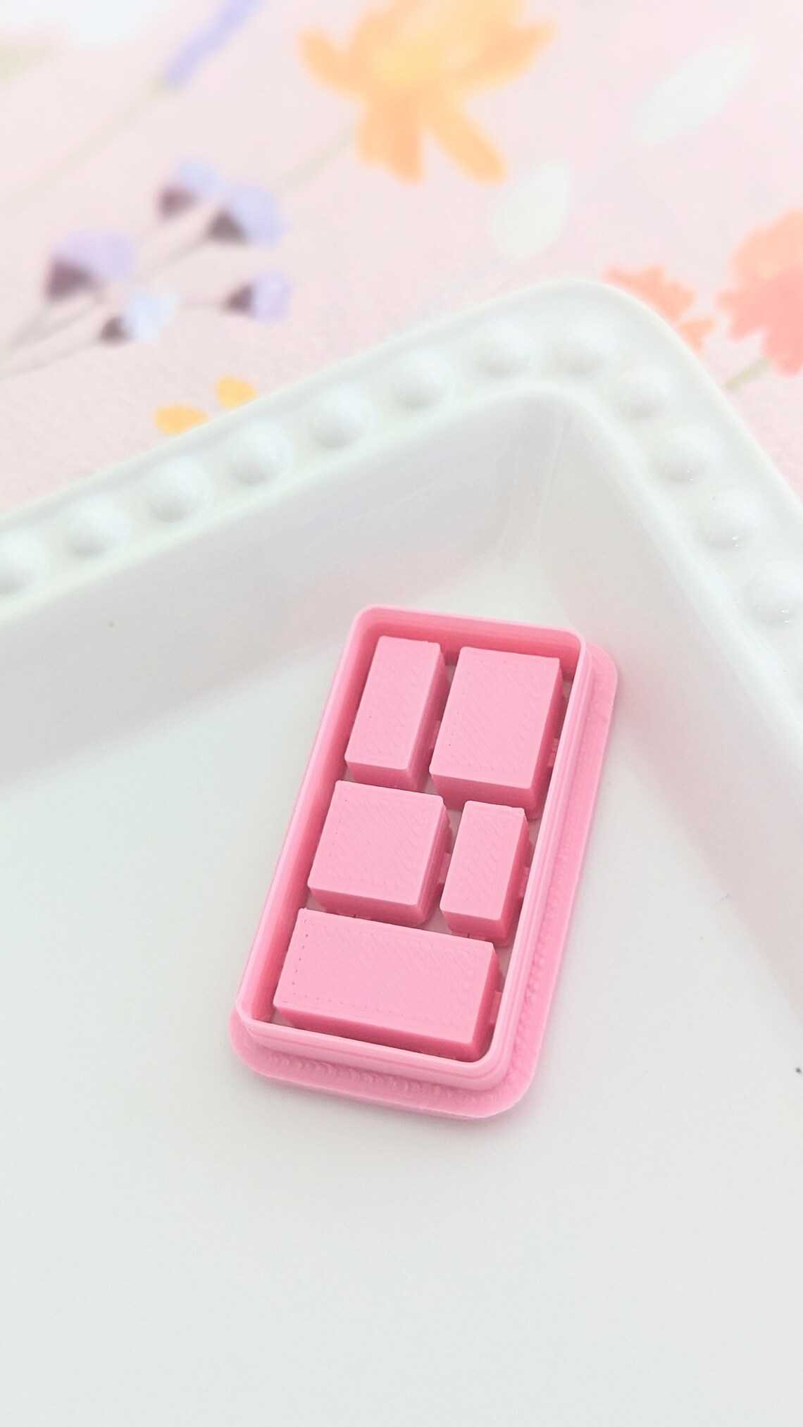 Bookshelf Rectangular Mini Bookshelf Polymer Clay Cutters Earrings ...