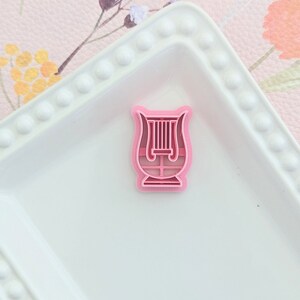 Greek Harp Polymer Clay Cutter Jewelry Making Musical Music Greek ...