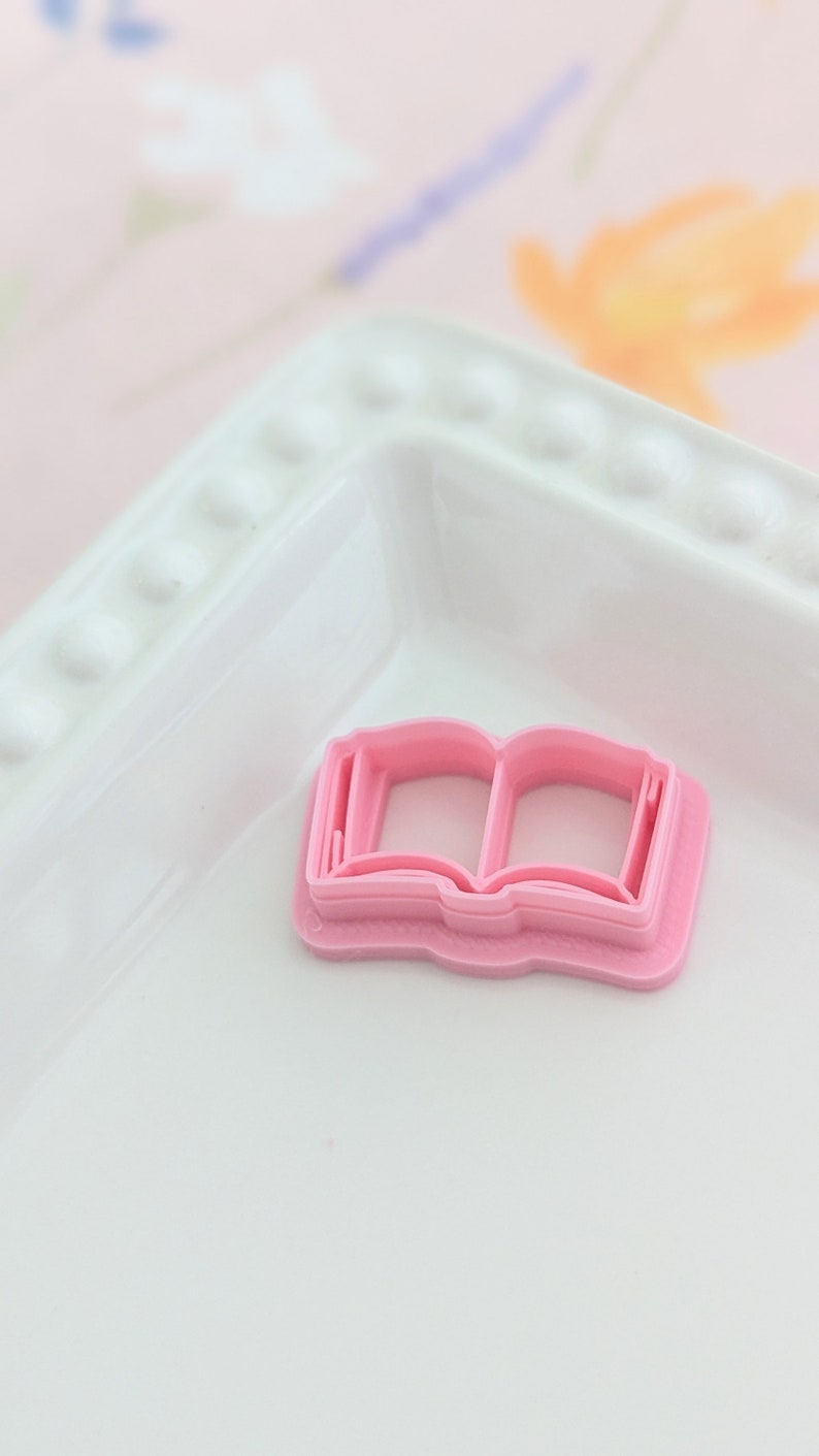 Open Book Polymer Clay Cutter Sculpting Tools Earrings Jewelry Making ...