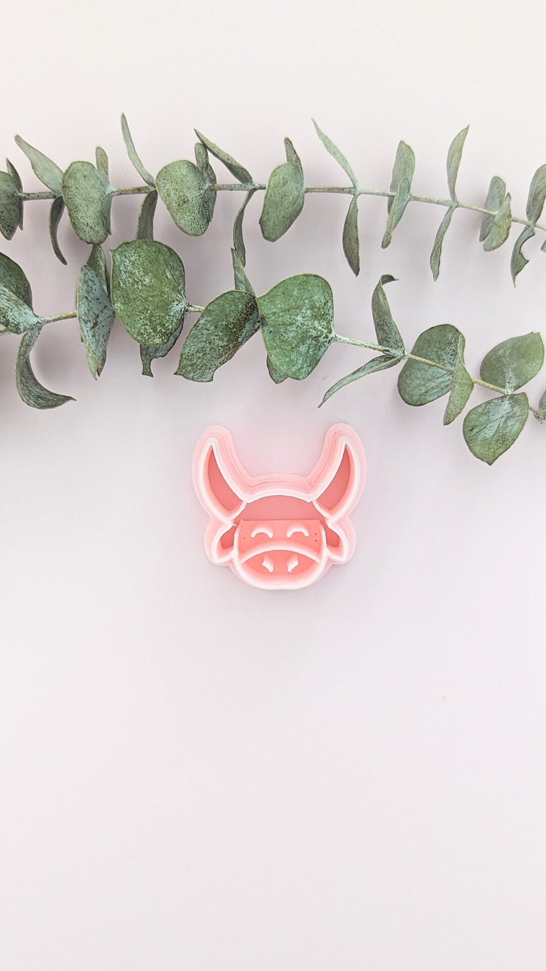 Cow Head Bull With Horns Polymer Clay Cutters Sculpting Tools Earrings ...