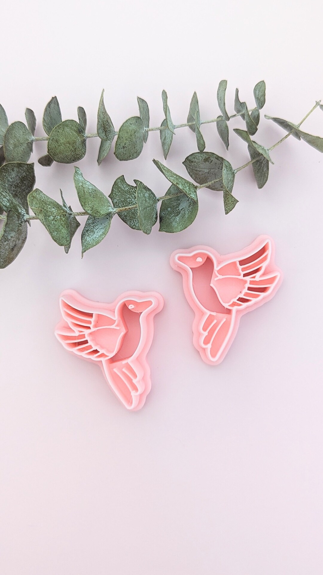 Embossed Hummingbird Polymer Clay Cutters, Jewelry Making Molds - Etsy