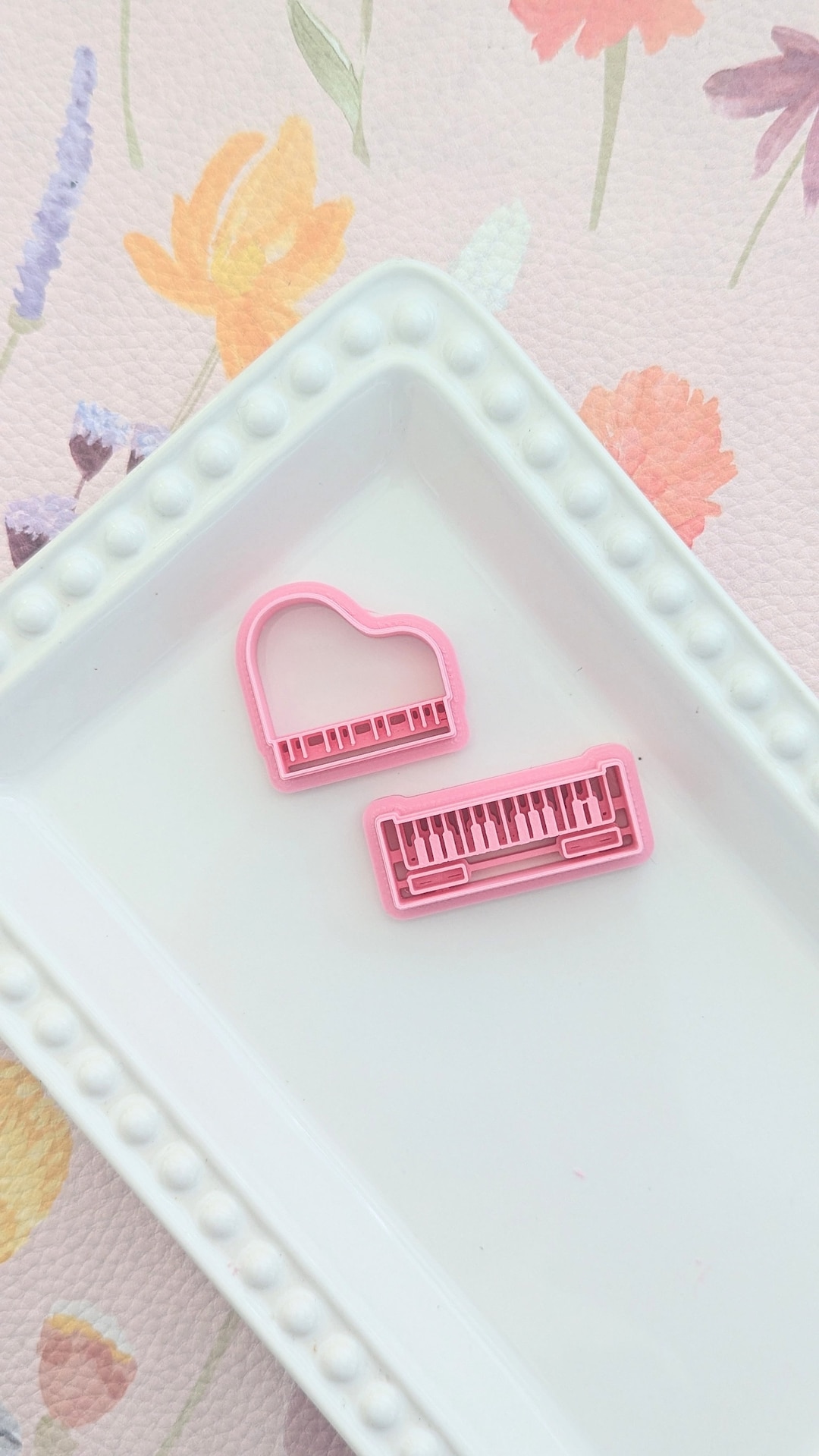 Piano and Keyboard Polymer Clay Cutters Sculpting Tools Earrings ...
