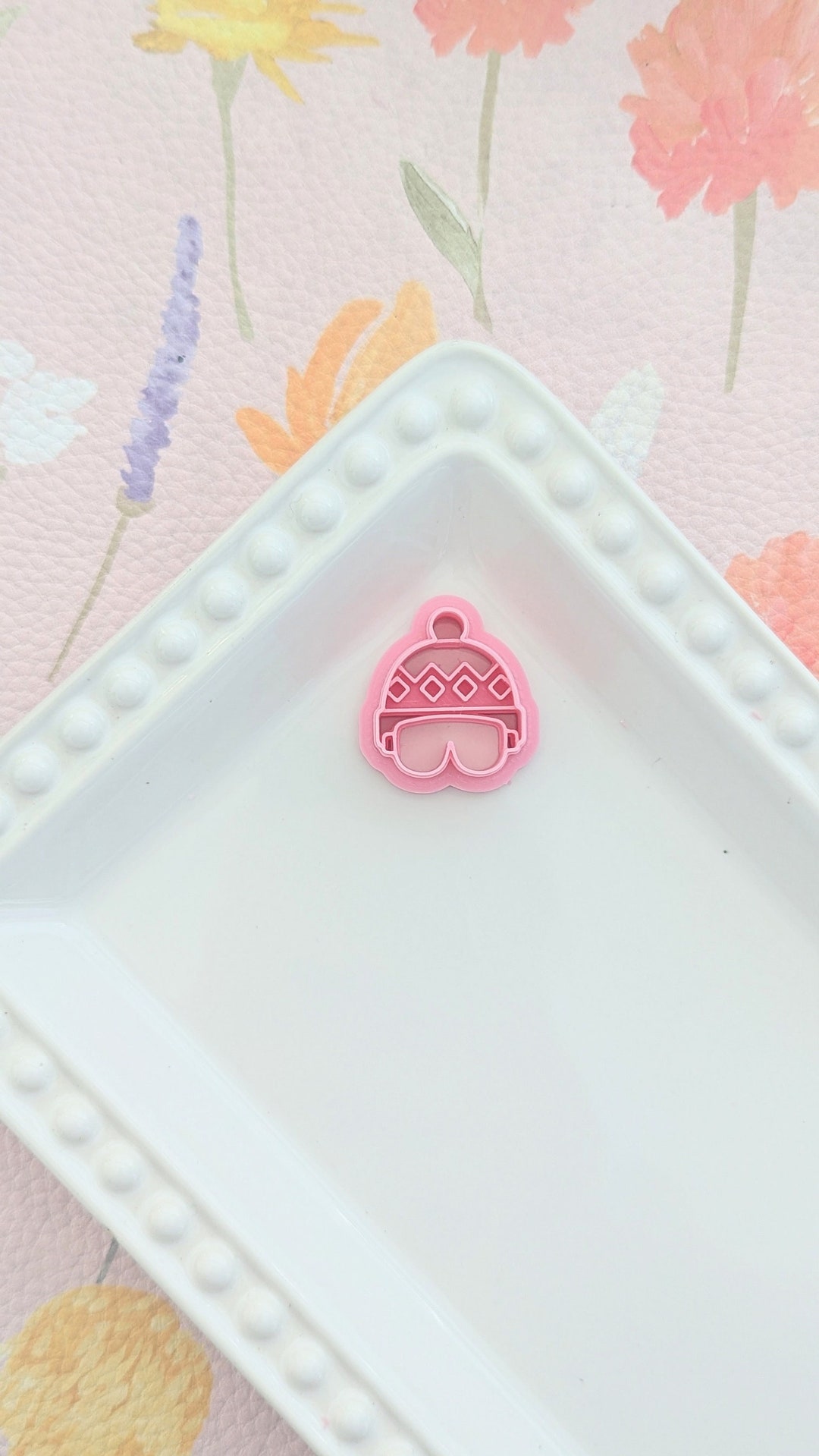 Snowboard Hat and Goggles Polymer Clay Cutter Sculpting Tools Earrings ...