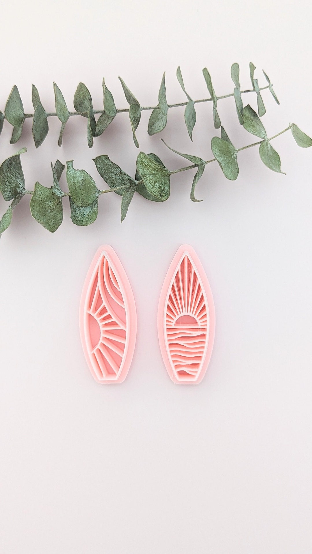 Sunset Surfboards Polymer Clay Cutters Sculpting Tools Earrings Jewelry ...