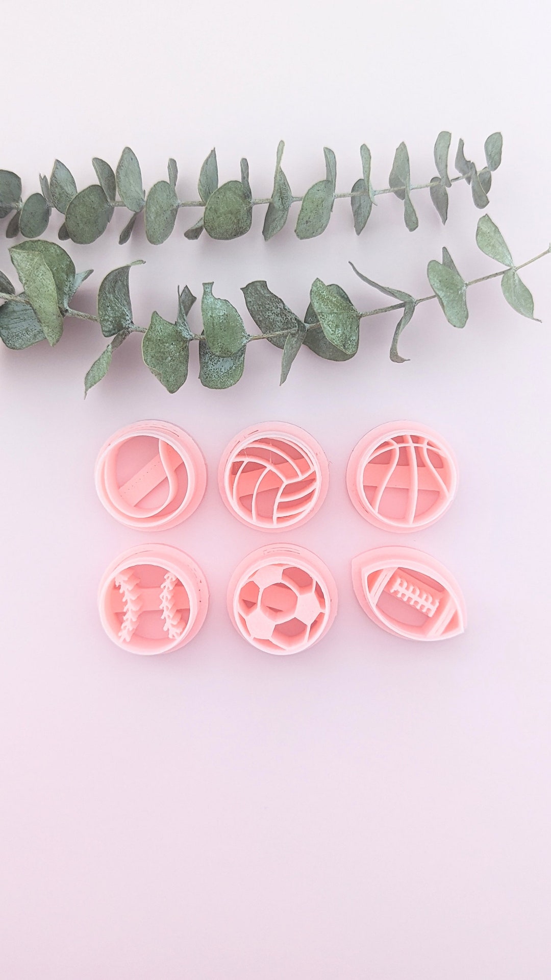 Sports Ball Polymer Clay Cutters: Football, Soccer, Tennis, and More - Etsy