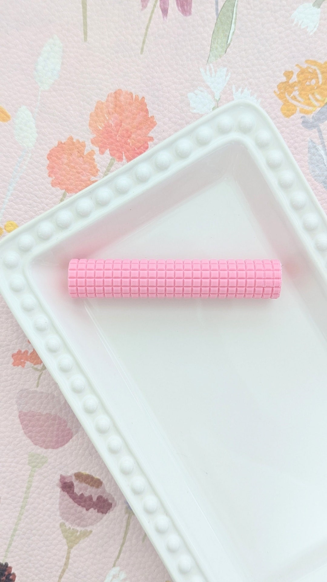 Waffle Texture Roller Polymer Clay Sculpting Tools Earrings Making ...