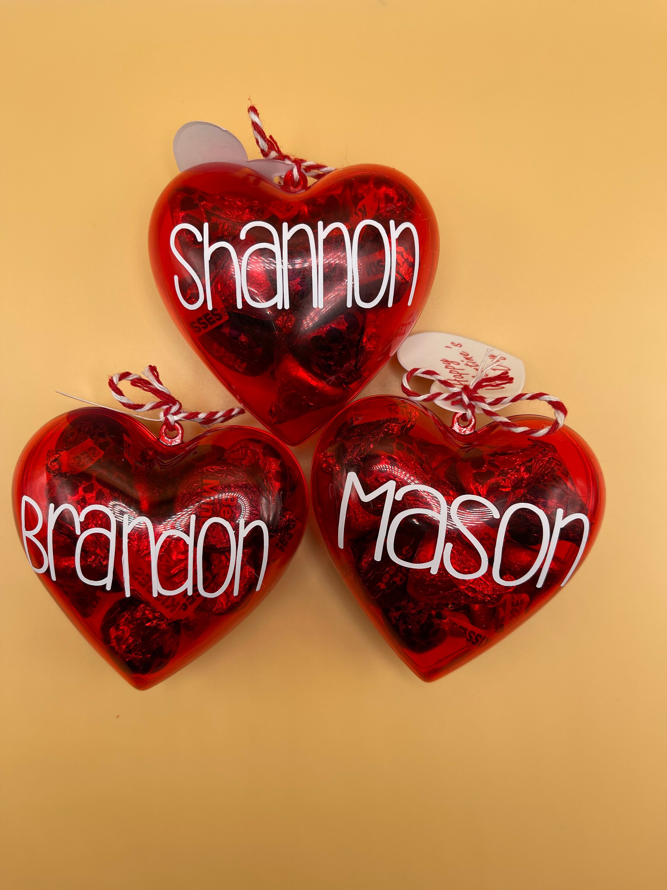 Personalized Fillable Valentine Heart - Etsy