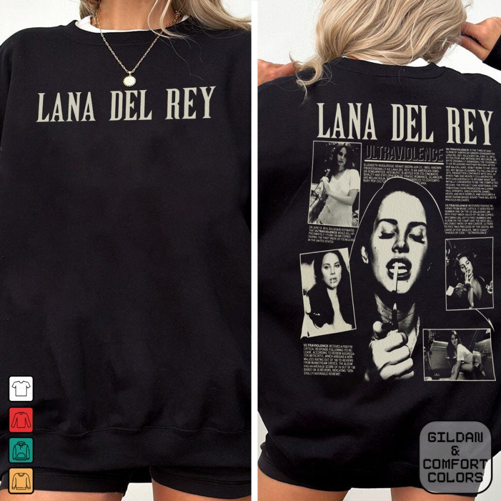 Lana Del Rey Singer Hoodies, Merch Streetwear, Lana Del Rey Sweatshirt ...