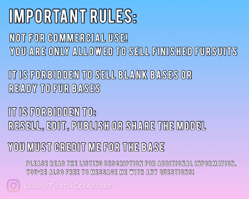 Toothy Fursuit Canine 3D Model - Etsy