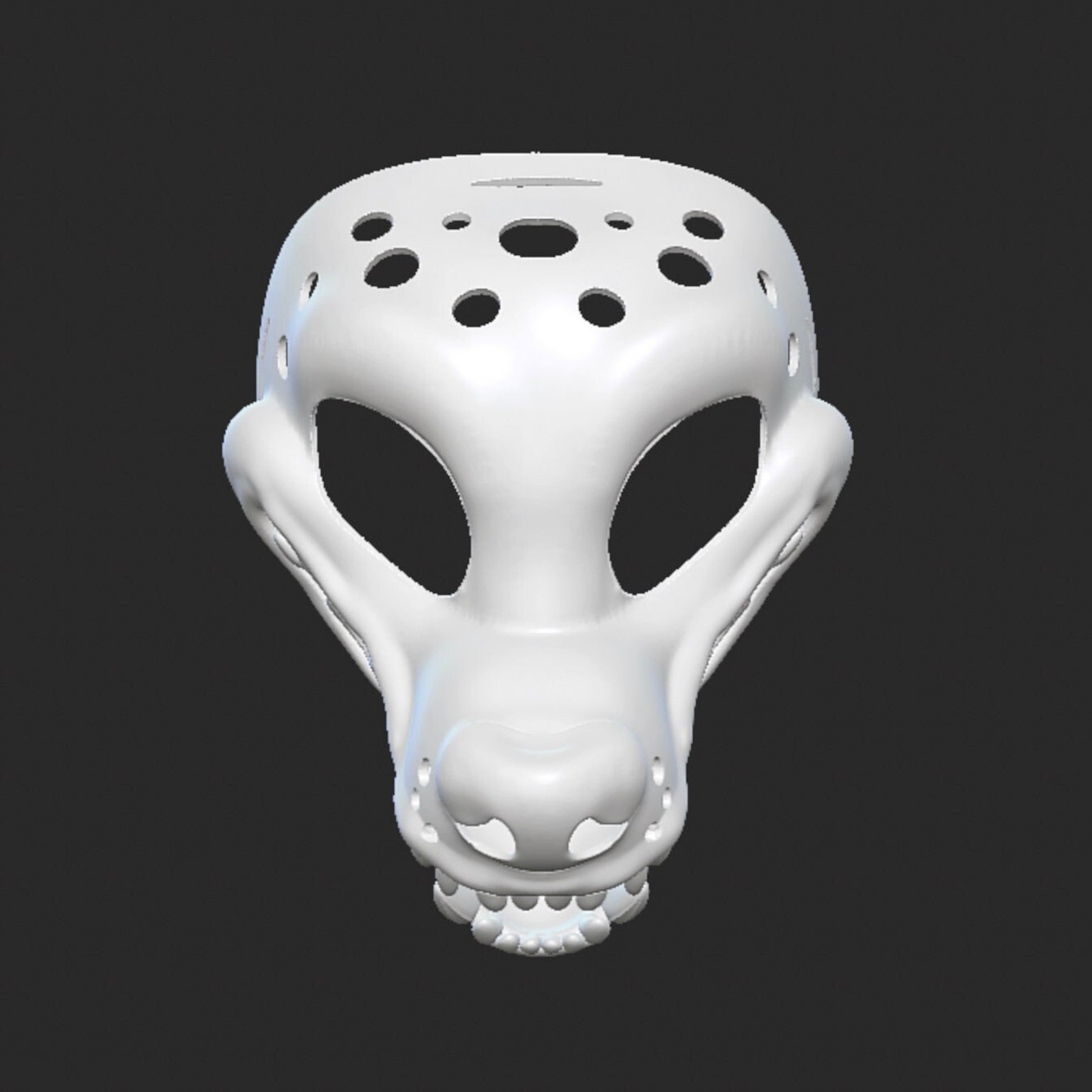 Toothy Fursuit Canine 3D Model - Etsy