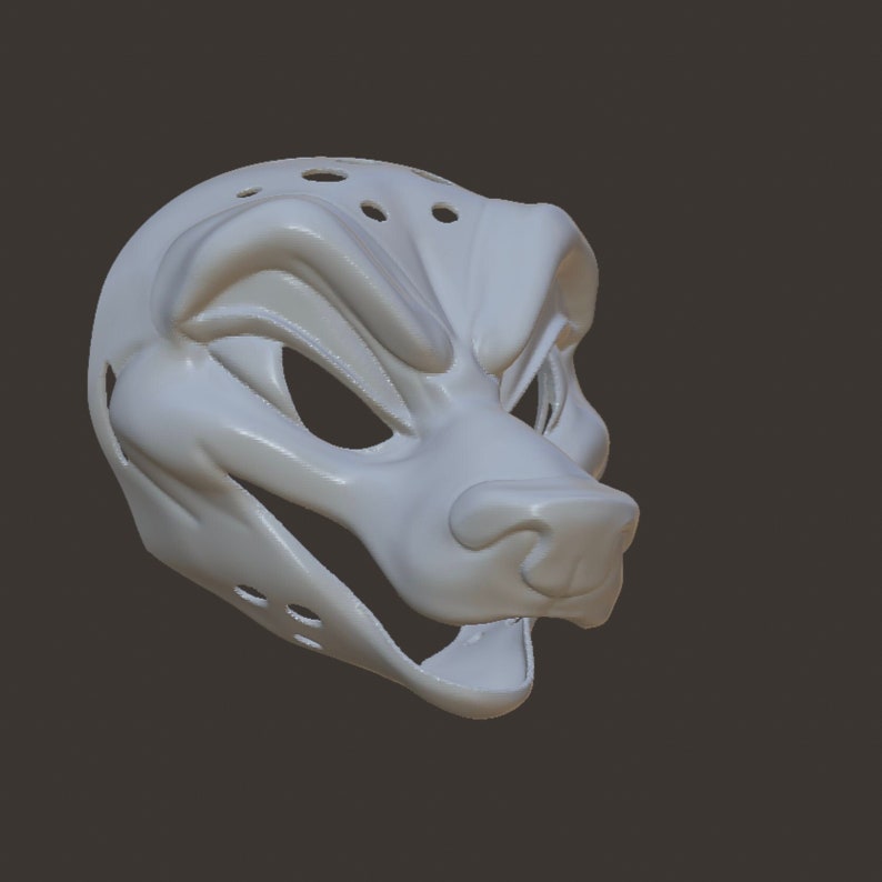 Sassy Canine 3D Model Fursuit Base .stl File - Etsy