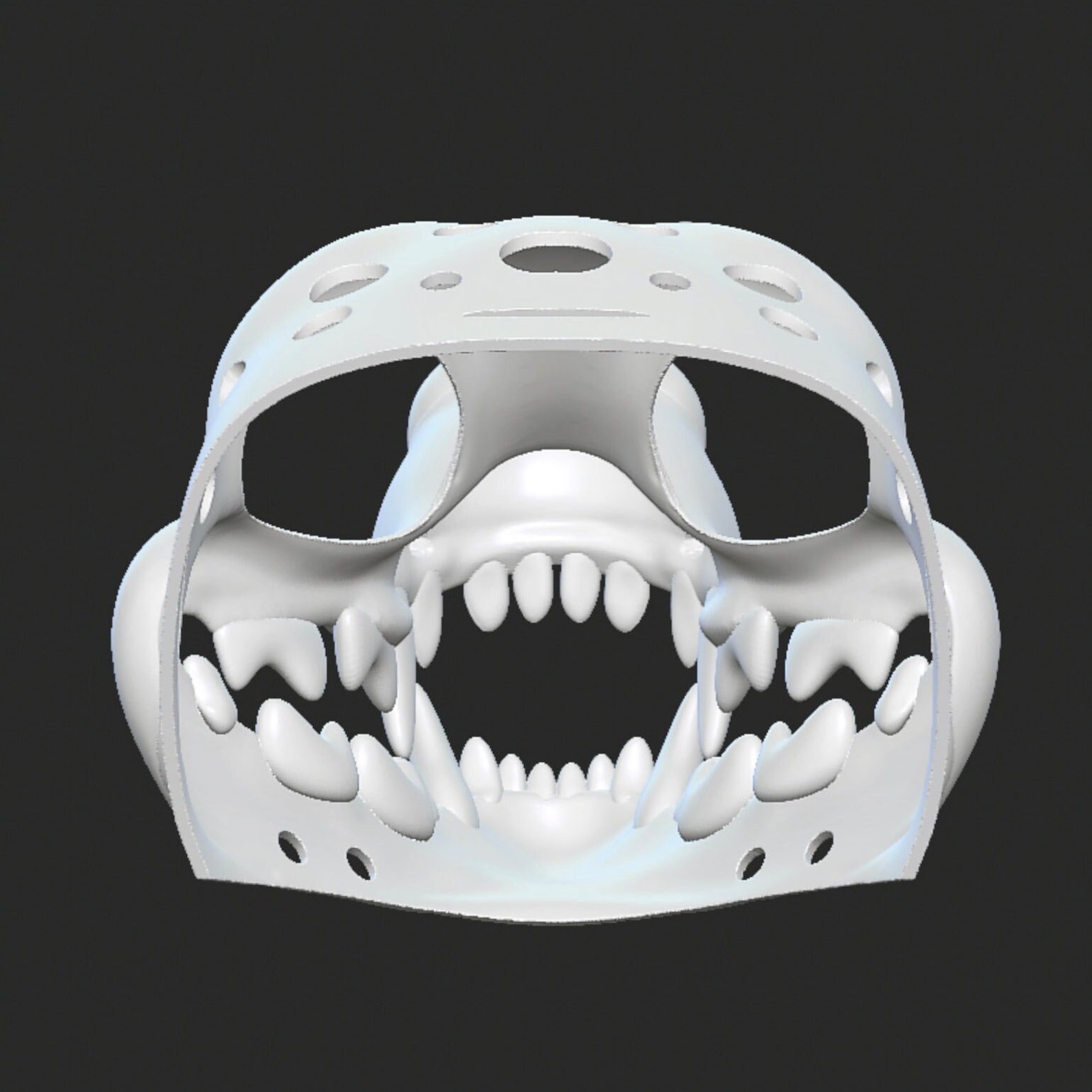 Toothy Fursuit Canine 3D Model - Etsy