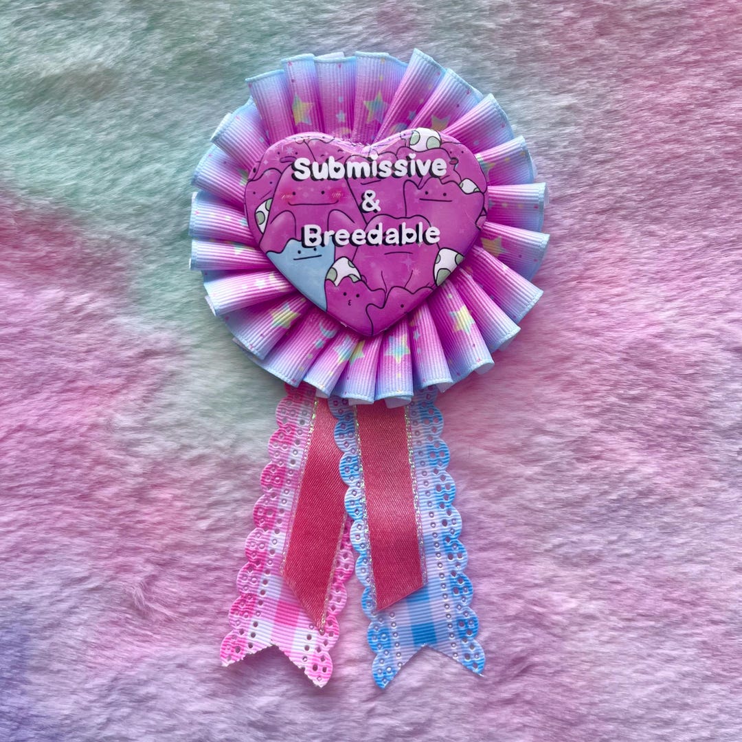 Ditto Award Ribbon // Submissive and Breedable Rosette - Funny Pokémon ...