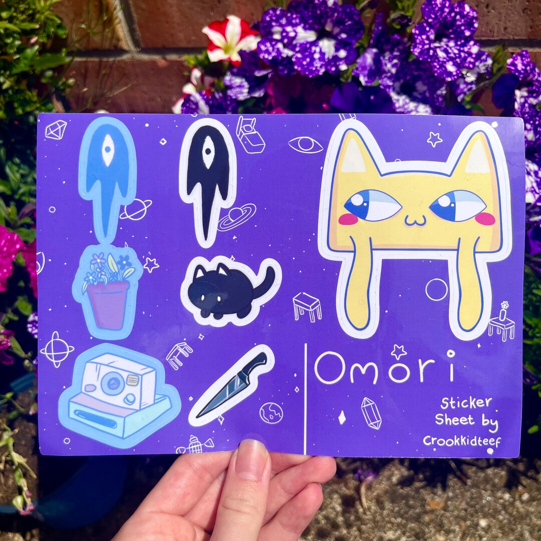 Headspace Sticker Sheet // Omori Inspired Vinyl Stickers - Etsy
