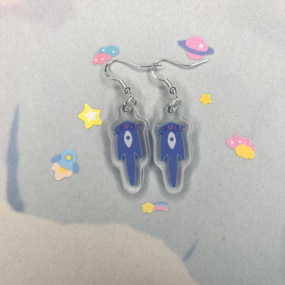 Mini Basils Flower Crown Something Sterling Silver Earrings Omori ...