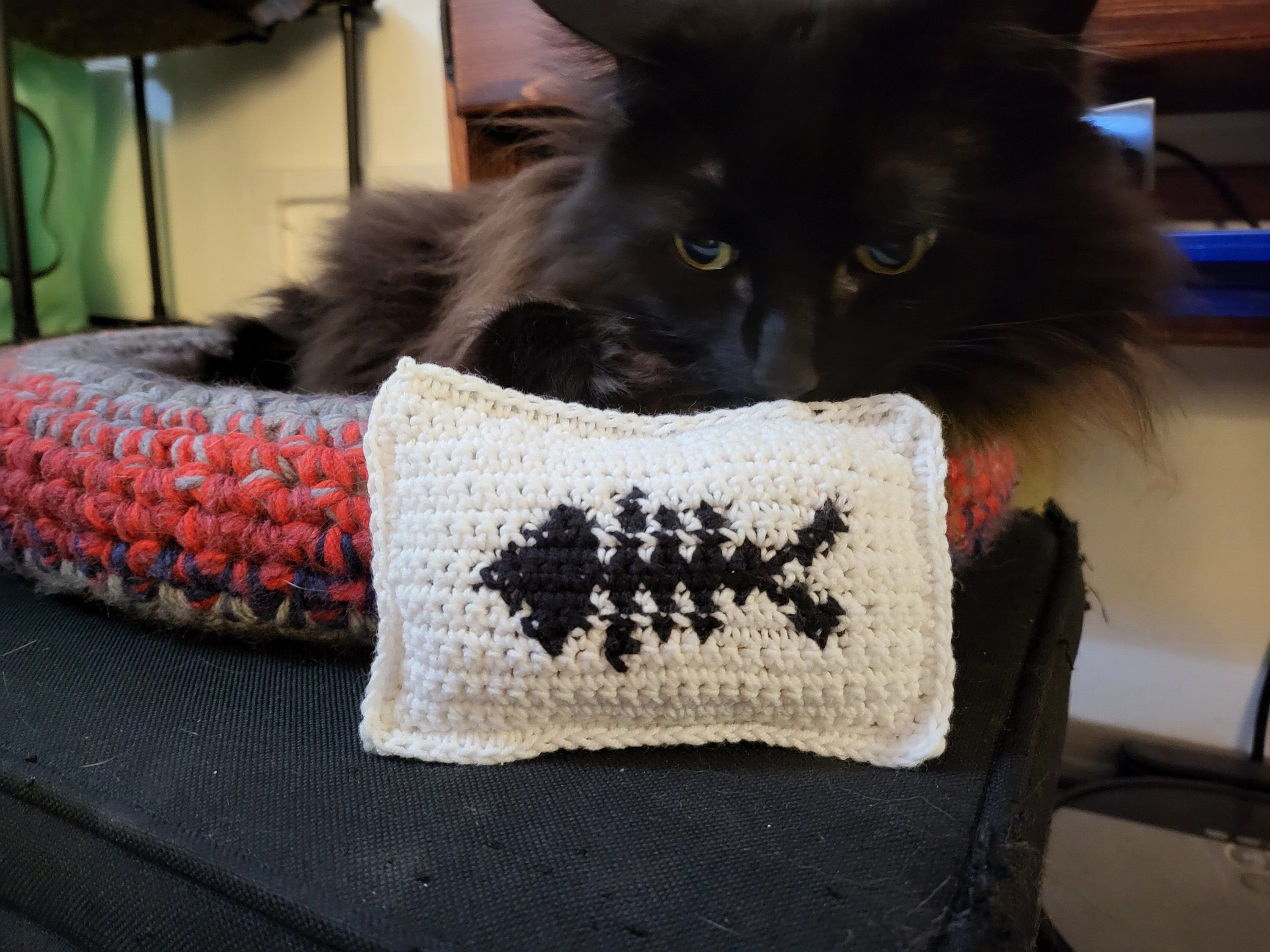 Crochet Pattern - Fish Skeleton Catnip Pillow Tapestry - US Terms ...
