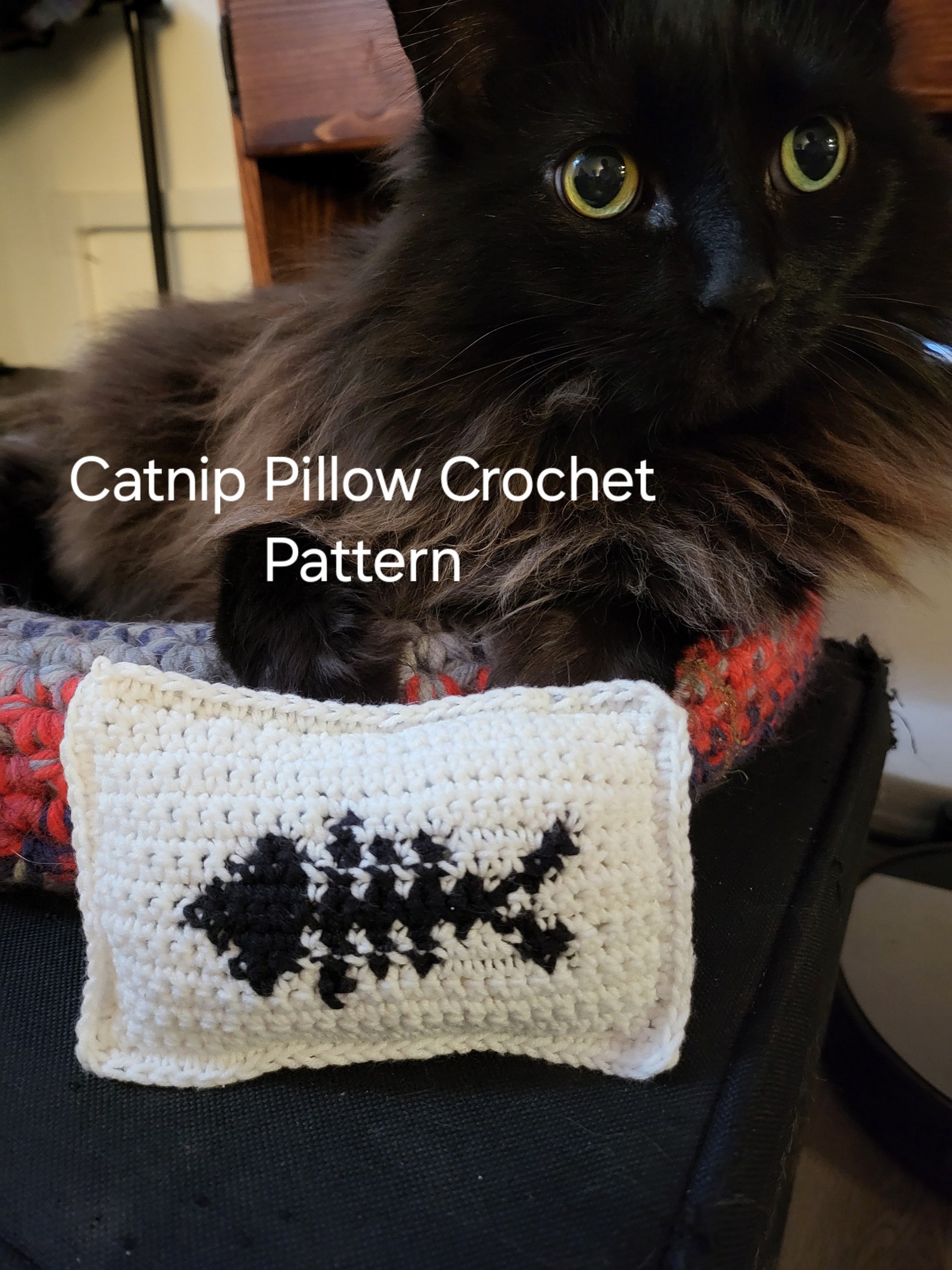 Crochet Pattern - Fish Skeleton Catnip Pillow Tapestry - US Terms ...