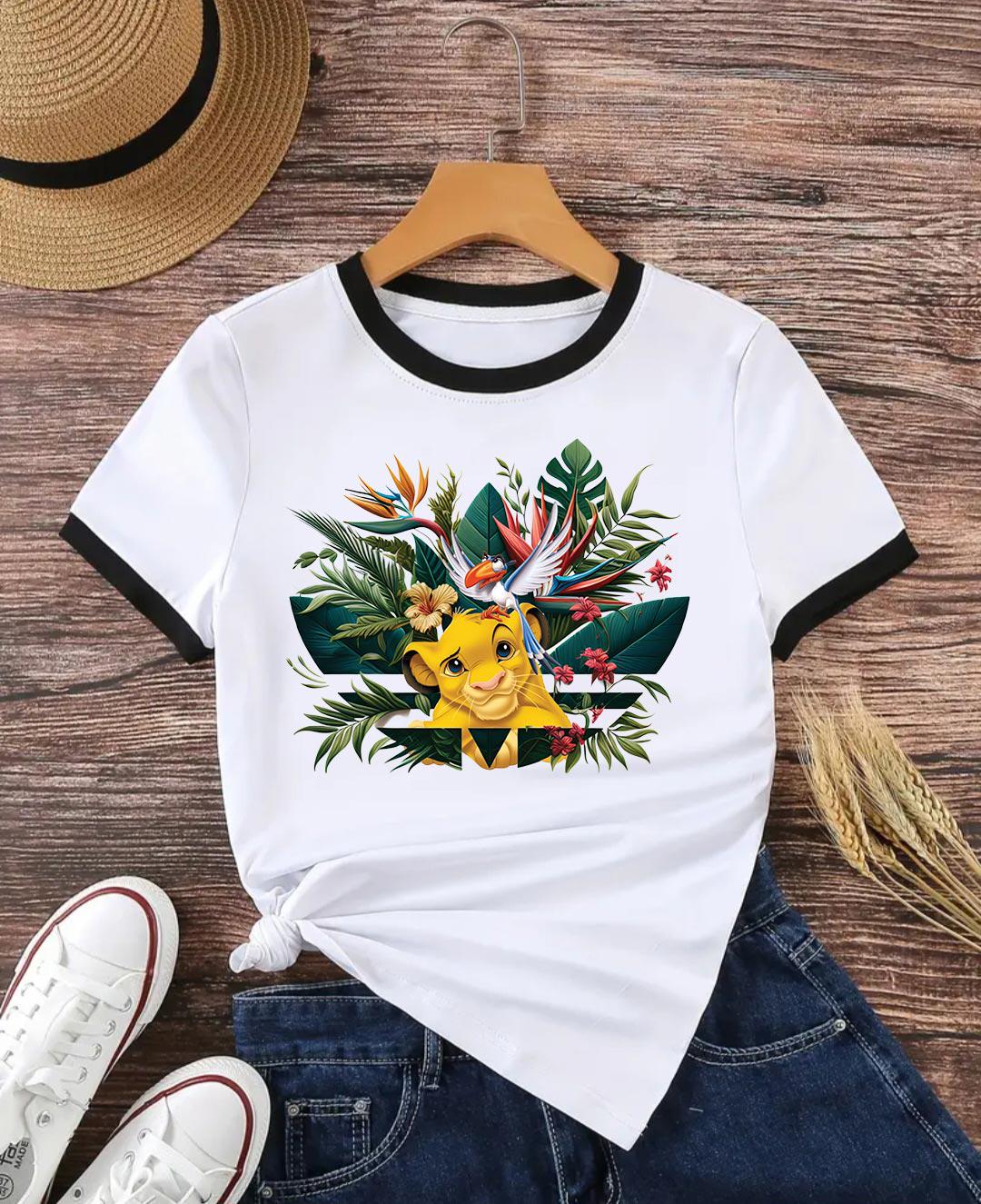 Simba Adidas the Lion King Transfer Png Creation DTF Prints Sublimation ...