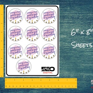 Rate My Small Shop Sticker Sheets Review My Small Shop 30 Stickers - Etsy