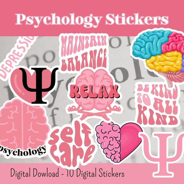 Psychology Stickers - Etsy