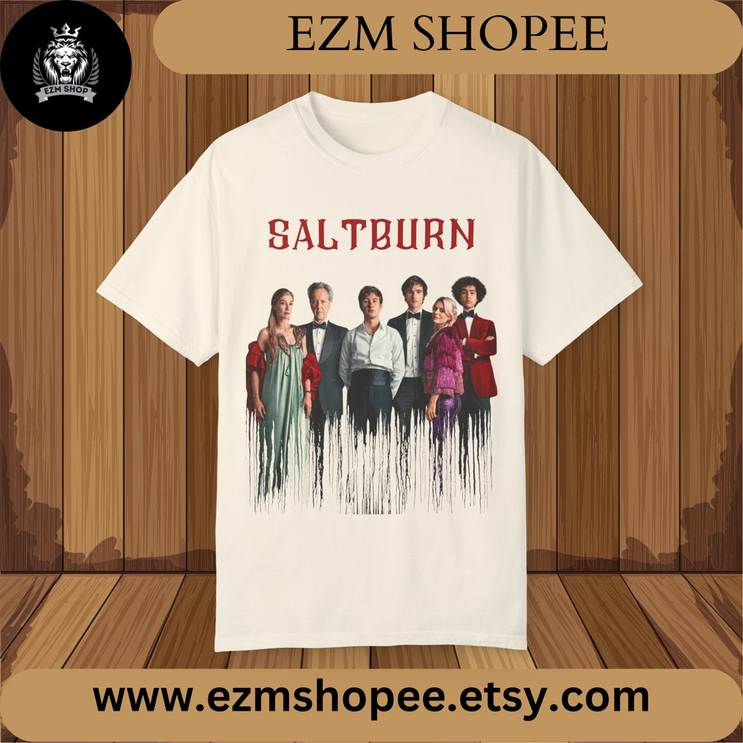 Channel the Chilling Charm of saltburn With This Enigmatic Graphic Tee ...