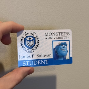 Monsters University Student Id - Etsy