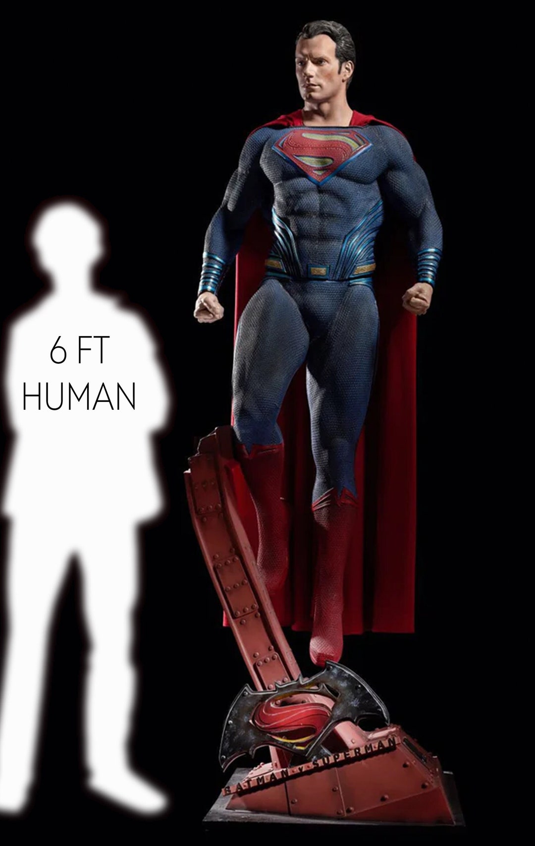 DC Comics, Superman henry Cavill Real Life Size Statue - Etsy