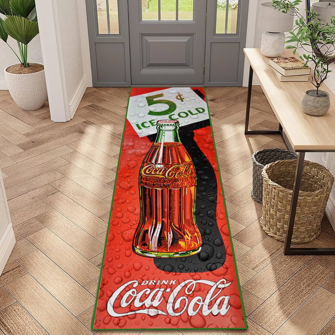 Coca Cola Rug,coke Bottle Rug,runner Rugs,hallway Rugs,entry Rug,long ...