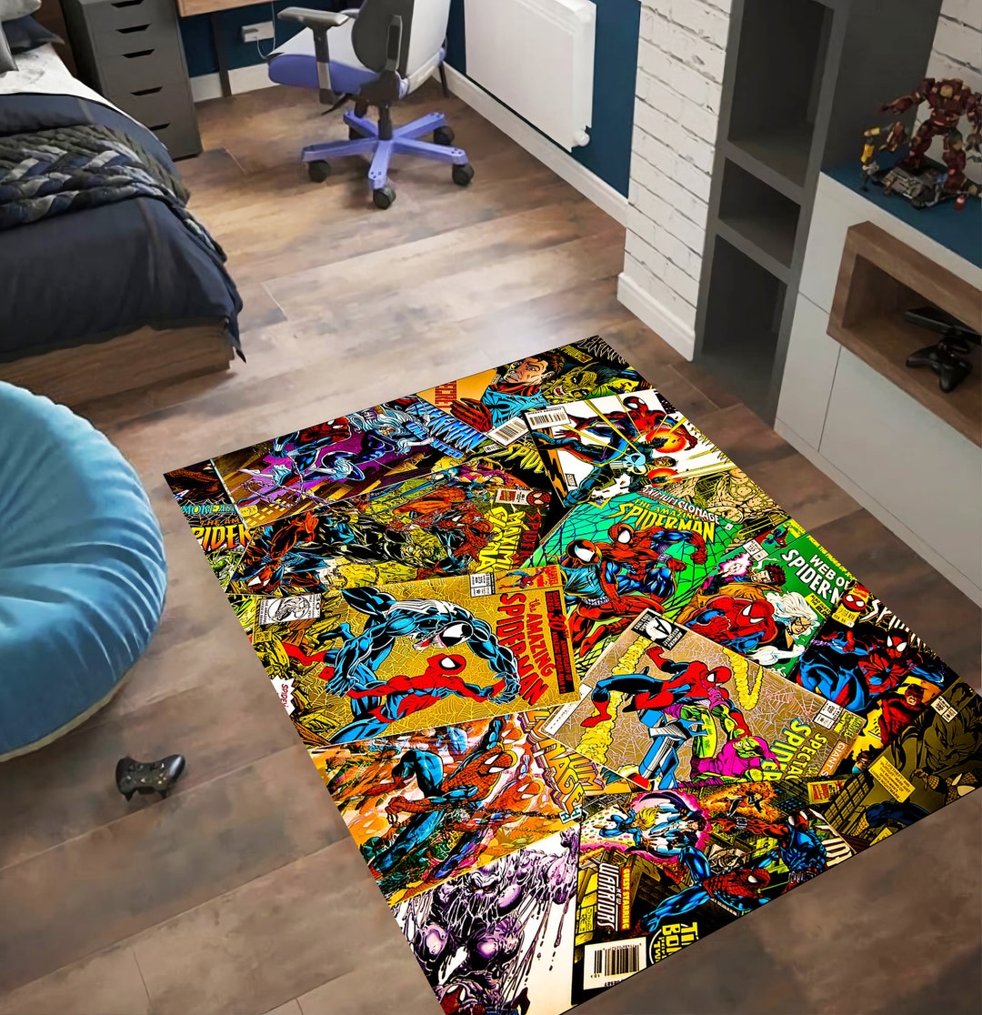 Spiderman Rug,x-men Rug,comic Books Rug,comic Covers Rug,cartoon Rug ...