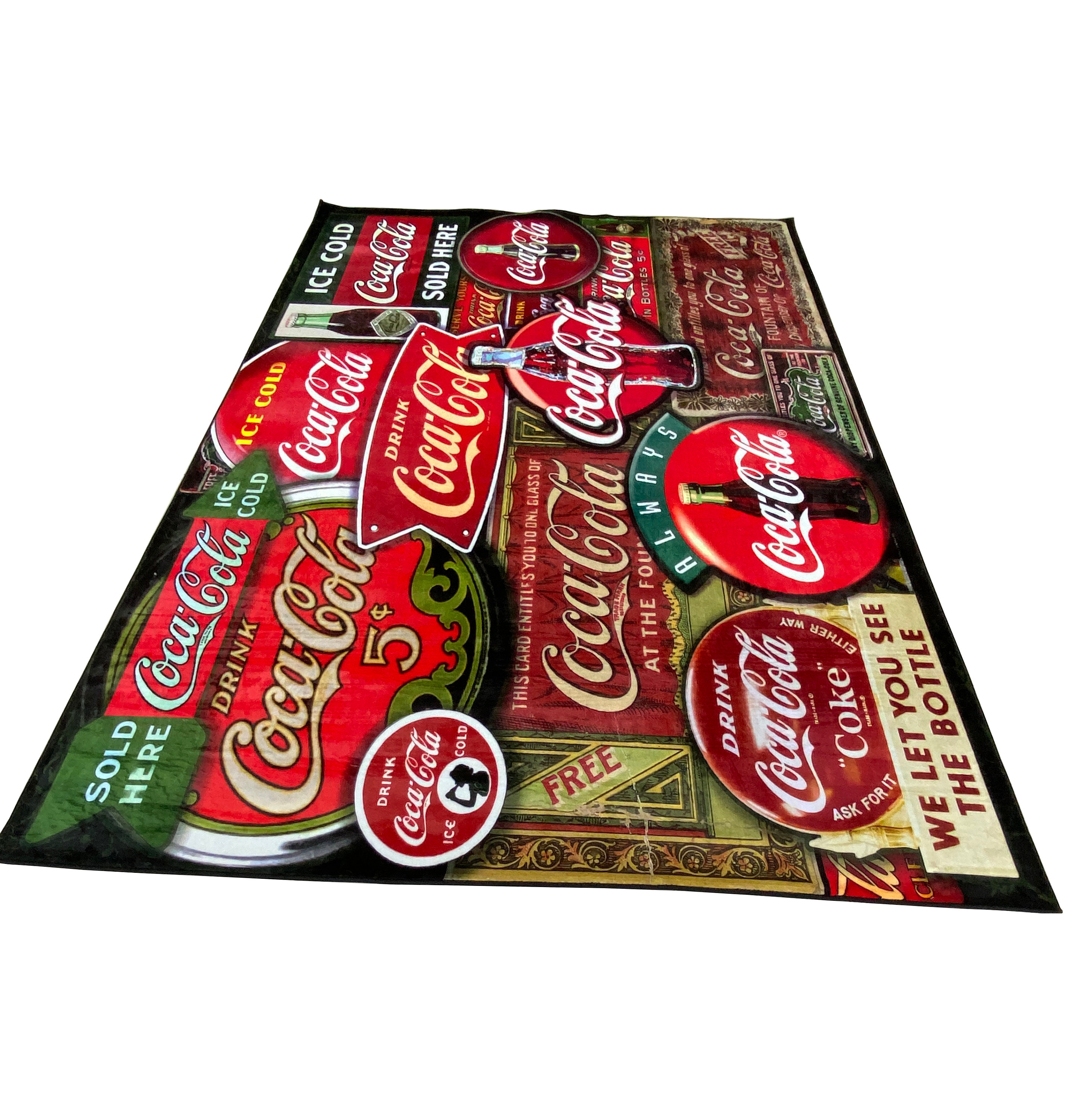 Coca Cola Rug,coca Cola Collage Rug,retro Rug,rugs for Living Room,rugs ...