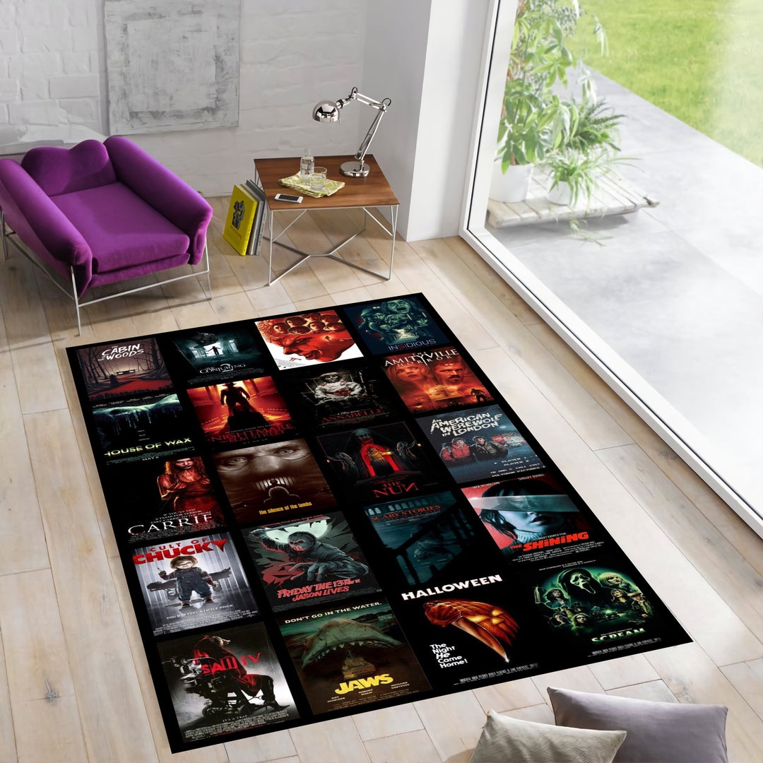 Horror Movie Rug,american Horror Movie Rugs,scary Movie Rug,rug for ...