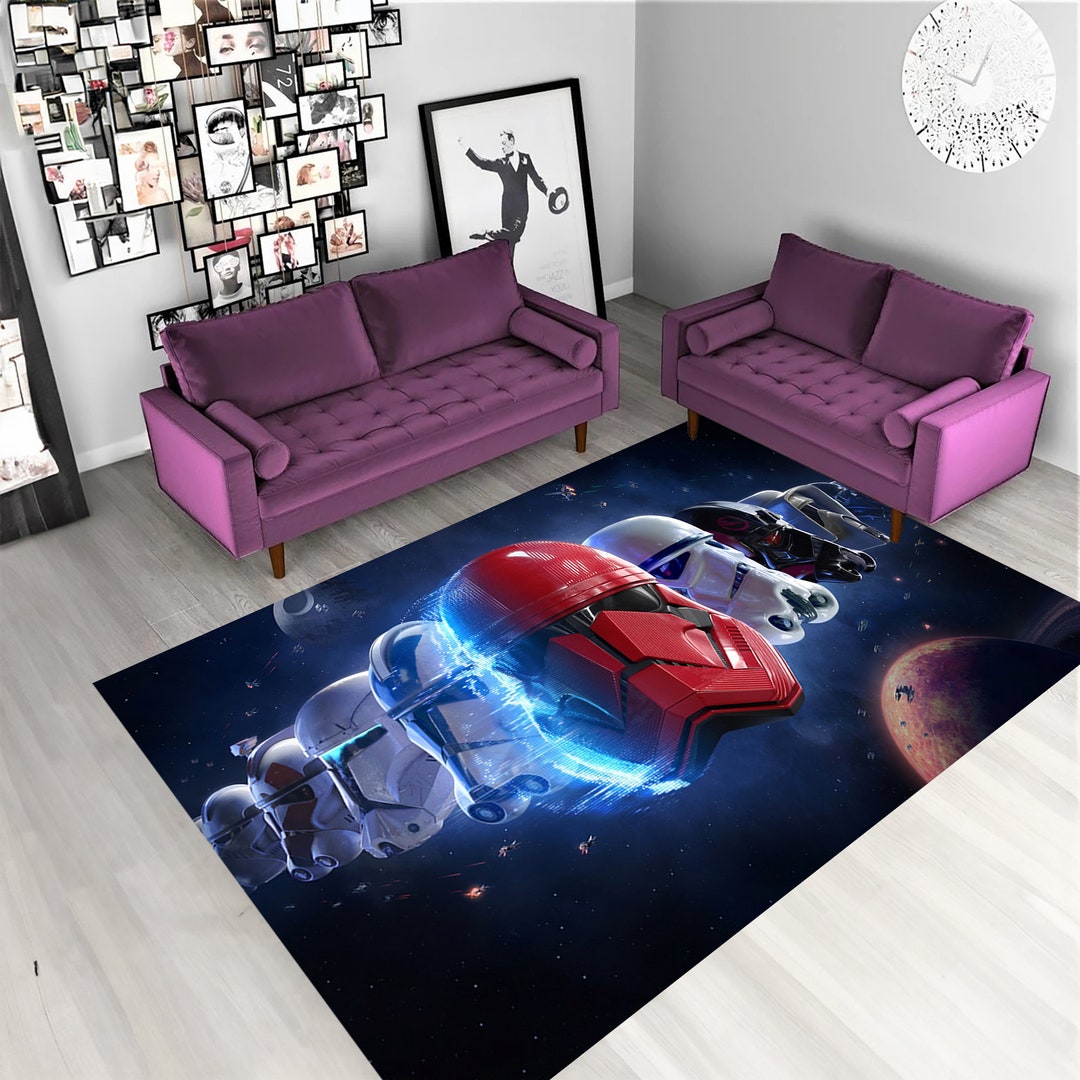 Star Wars Stormtrooper Rug: Modern Space Area Rug - Etsy