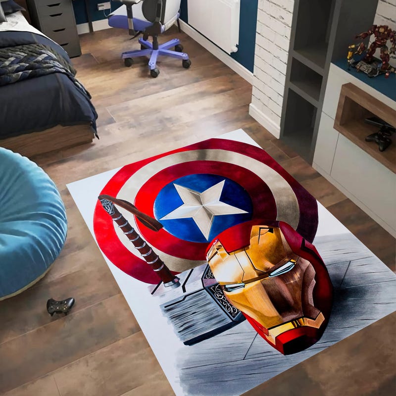 Avengers Rug - Etsy