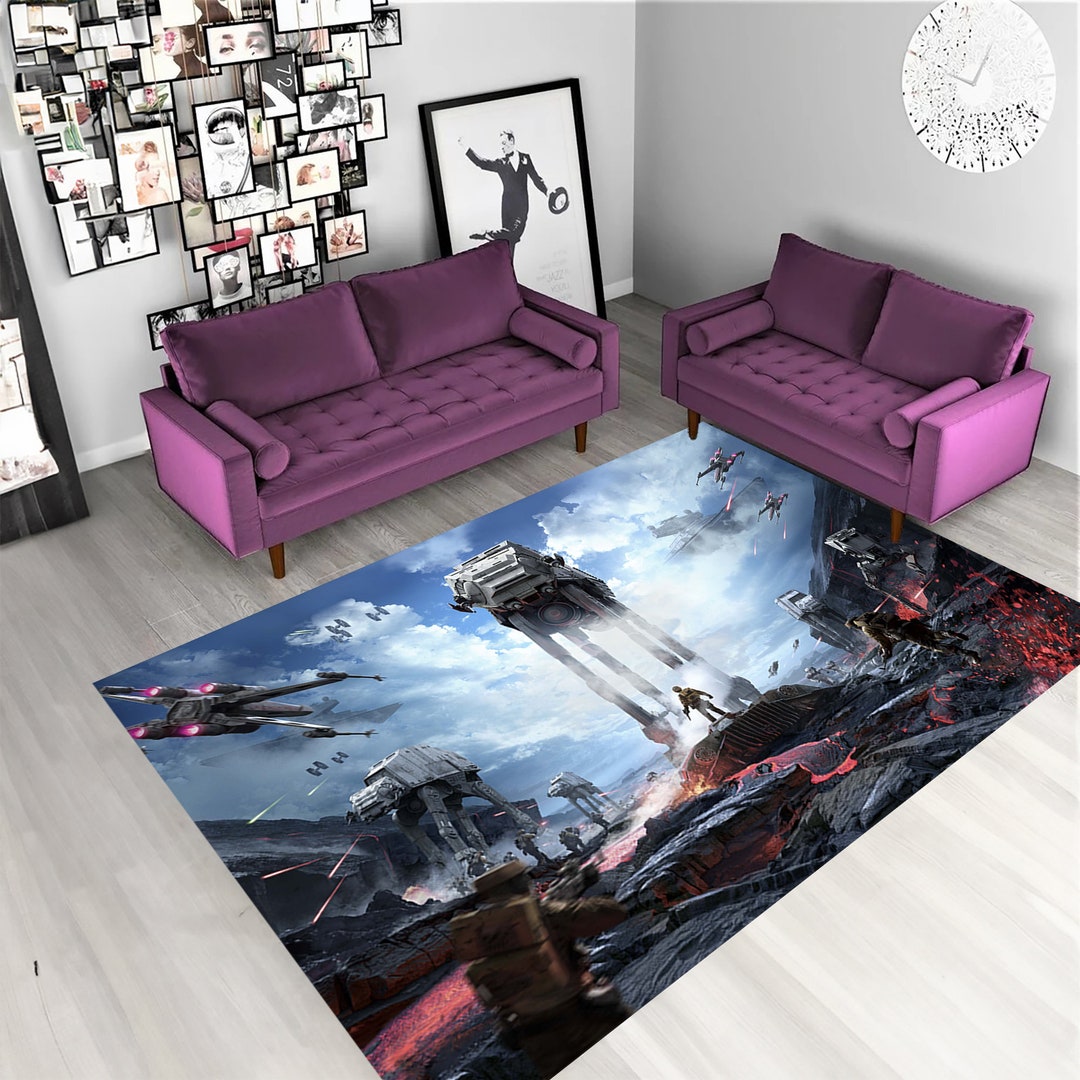 Star Wars Battlefront Rug,video Game Rug,star Wars Rug,vandor Rug,rugs ...