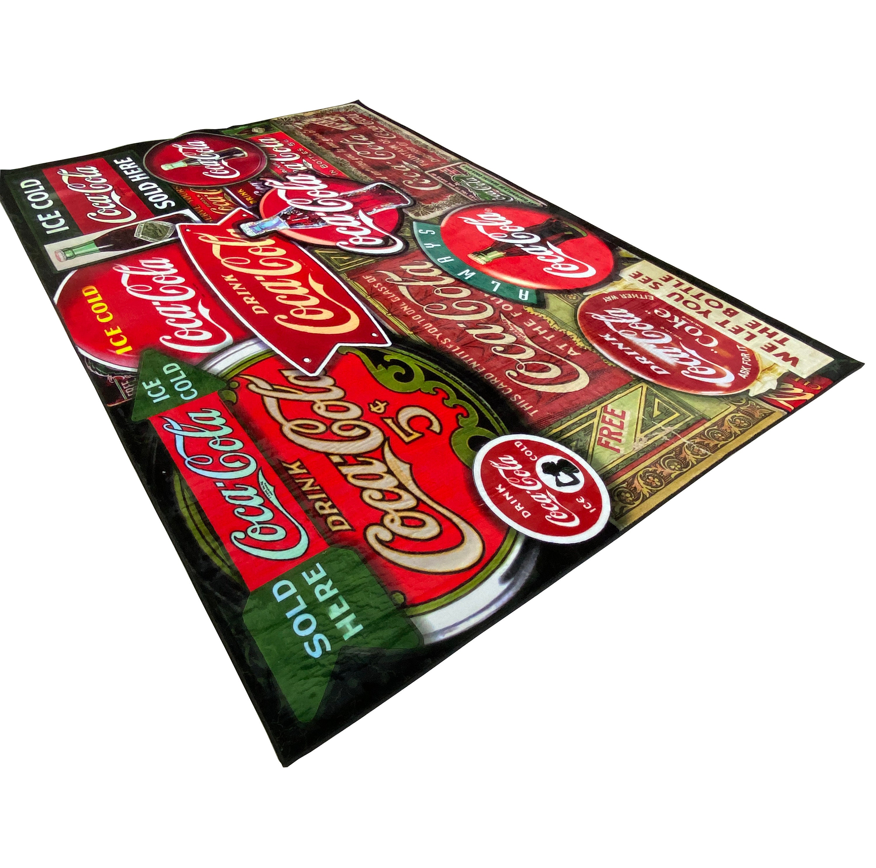 Coca Cola Rug,coca Cola Collage Rug,retro Rug,rugs for Living Room,rugs ...