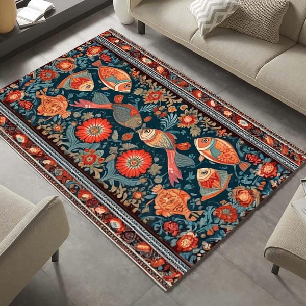 Fish Rug - Etsy