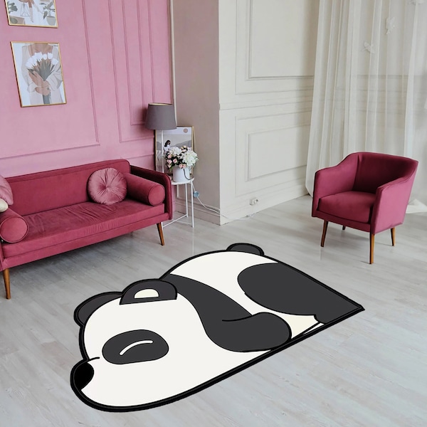 Panda Rug - Etsy