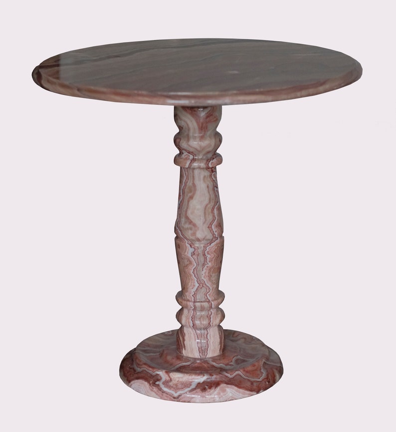 Red Natural Stone Marble Dining Table, Marble Coffee Table, Custom ...