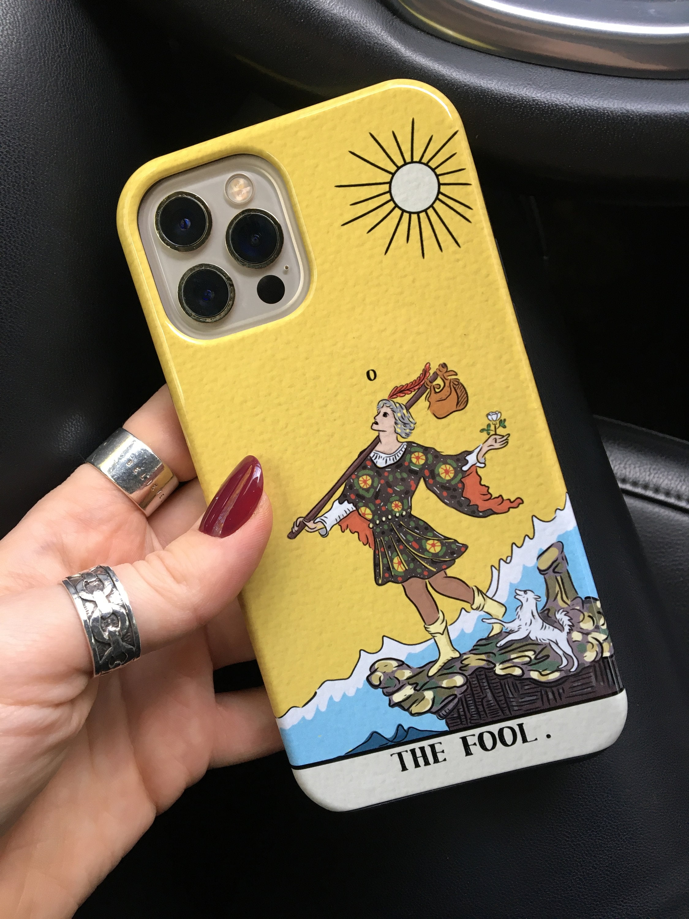 Adventure Awaits the Fool's Tarot Phone Case Manifestation Phone Case ...
