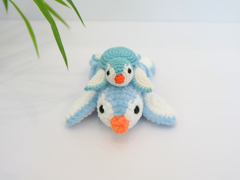 Penguin Turtle Crochet Pattern mini Size, LOW SEW and Beginner Friendly ...