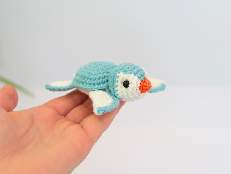 Penguin Turtle Crochet Pattern mini Size, LOW SEW and Beginner Friendly ...