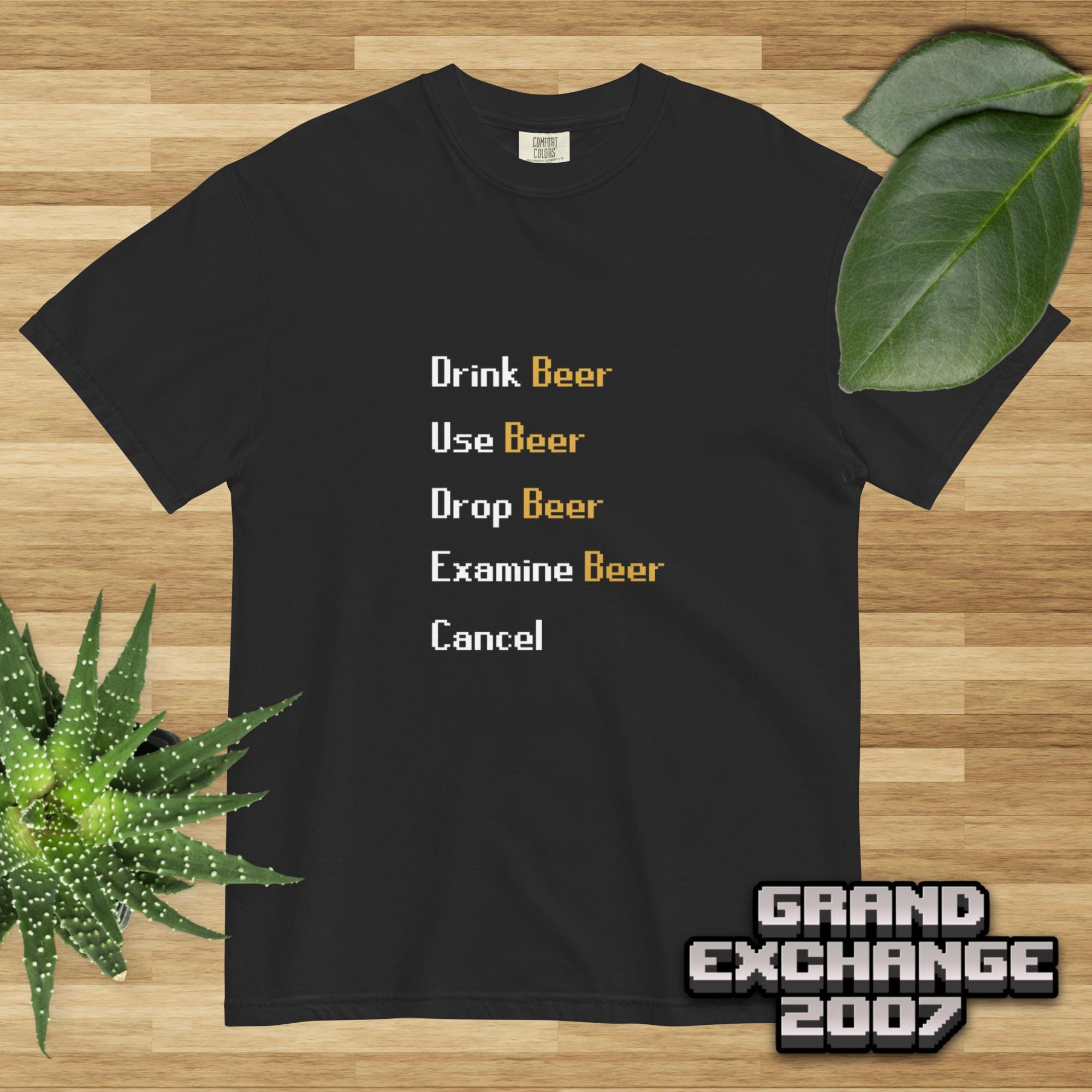 Old School Runescape Beer T-shirt | Drink Beer Use Beer Drop Beer ...
