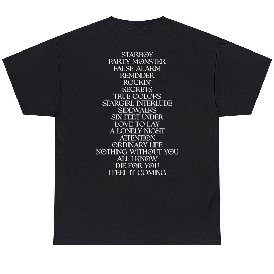 The Weeknd Starboy T-shirt, the Weeknd Concert & Tour Merch, the Weeknd ...