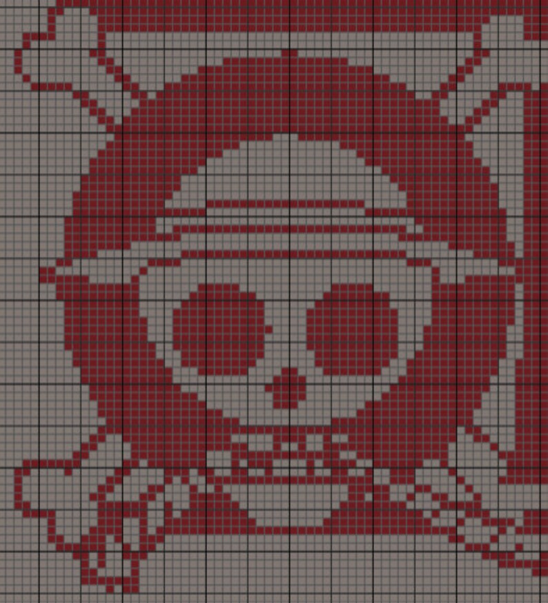 One Piece Crochet Pattern Graph With Written Instructions - Etsy