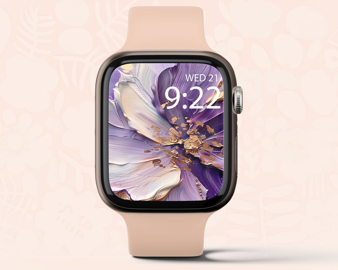 Apple Watch Wallpaper, Smartwatch Background, Digital Watch Face ...
