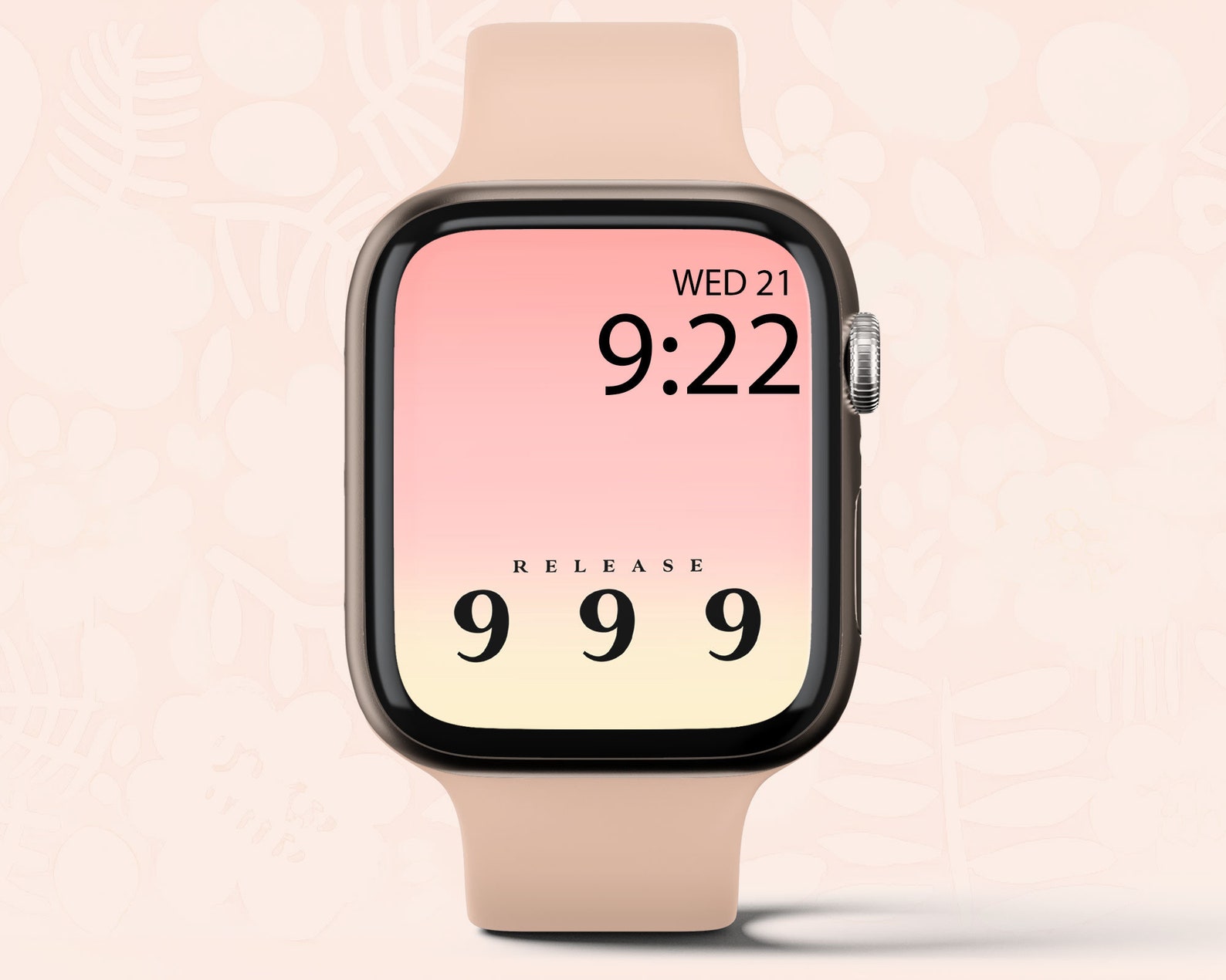 Angel Number 999 Apple Watch Wallpaper, Smartwatch Background, Digital ...