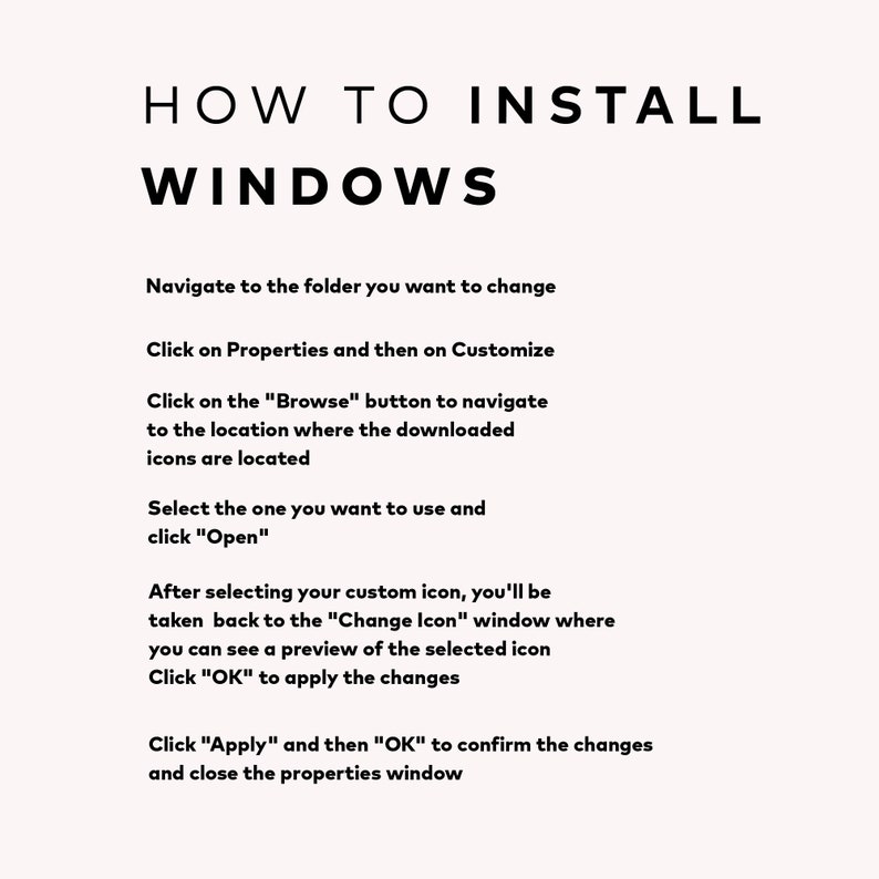 Summer Neon Desktop Folder Icons: Mac & Windows (digital Download) - Etsy