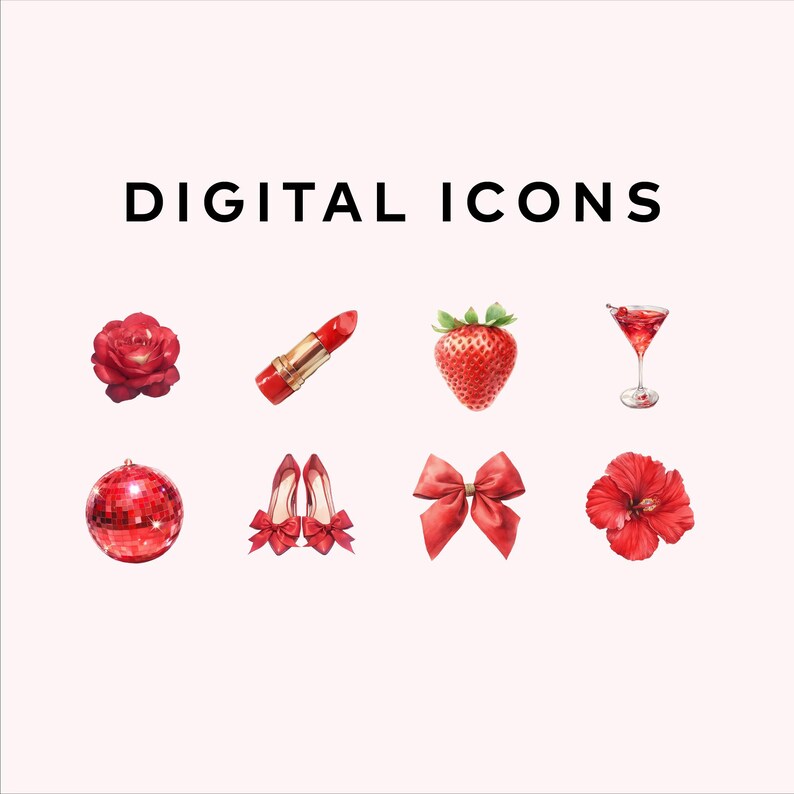 16 Desktop Folder Icons Pack, Mac Book Folder Icons, Luxury Red Student ...