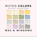 Muted Color Desktop Folder Icons: Mac & Windows (digital Download) - Etsy